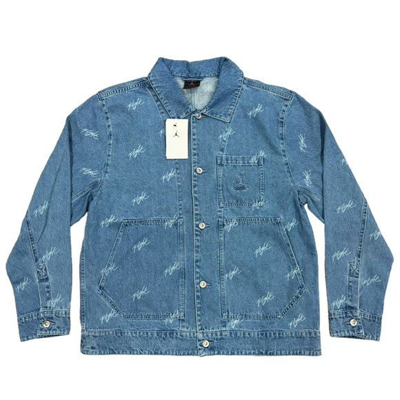 Jordan | Jackets & Coats | Air Jordan Flight Heritage Blue Denim ...